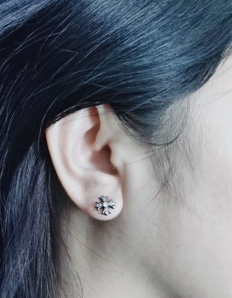Brand-authenticated Chrome Hearts Earrings