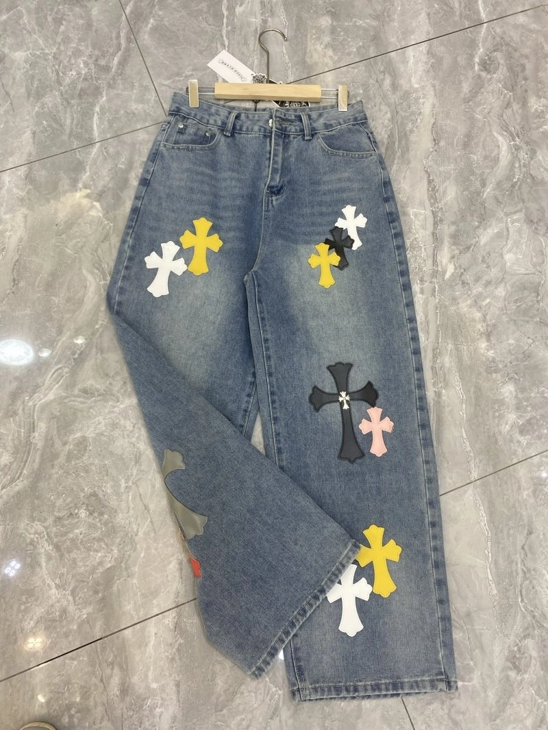 Brand-authenticated Chrome Hearts Jeans