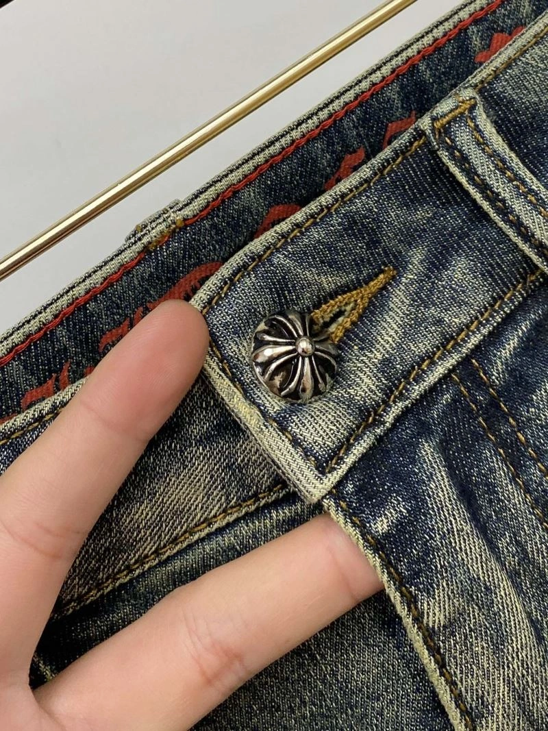 Brand-authenticated Chrome Hearts Jeans