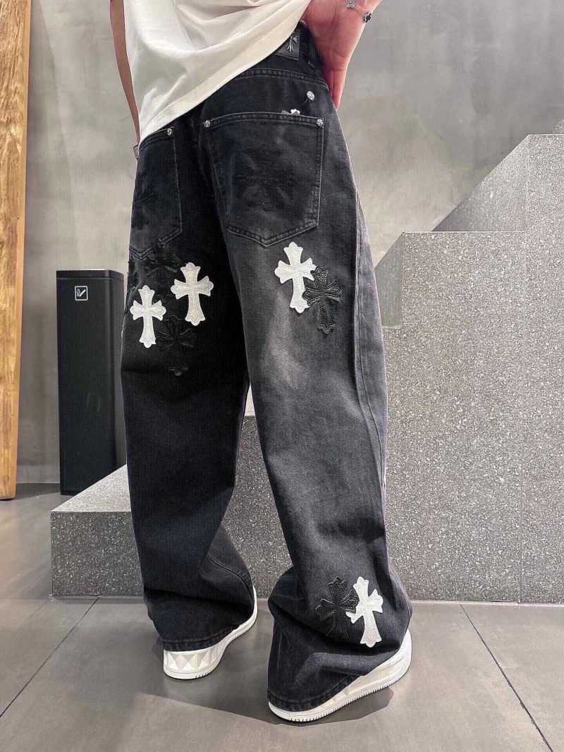 Brand-authenticated Chrome Hearts Jeans