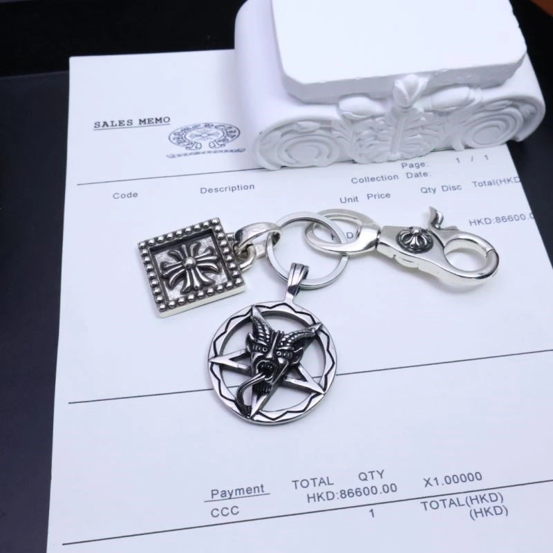 Brand-authenticated Chrome Hearts Keychains