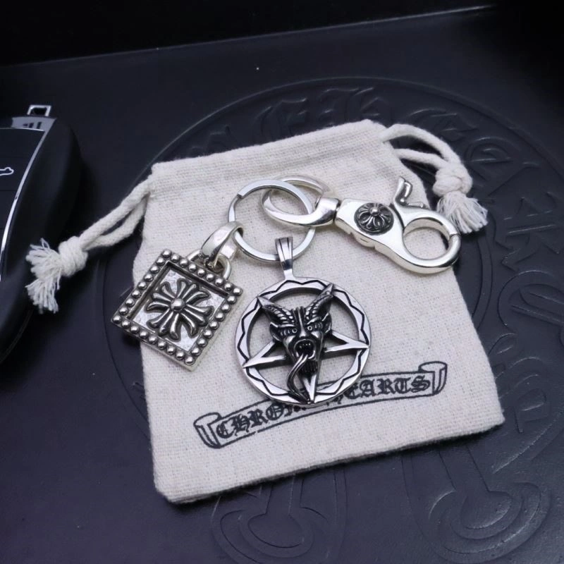 Brand-authenticated Chrome Hearts Keychains