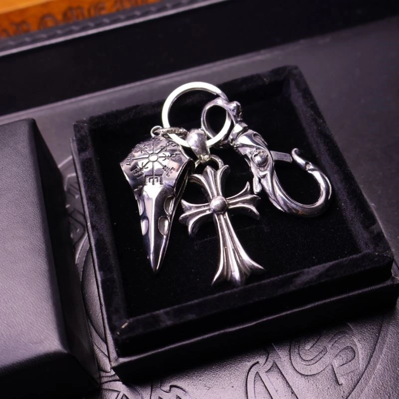 Brand-authenticated Chrome Hearts Keychains