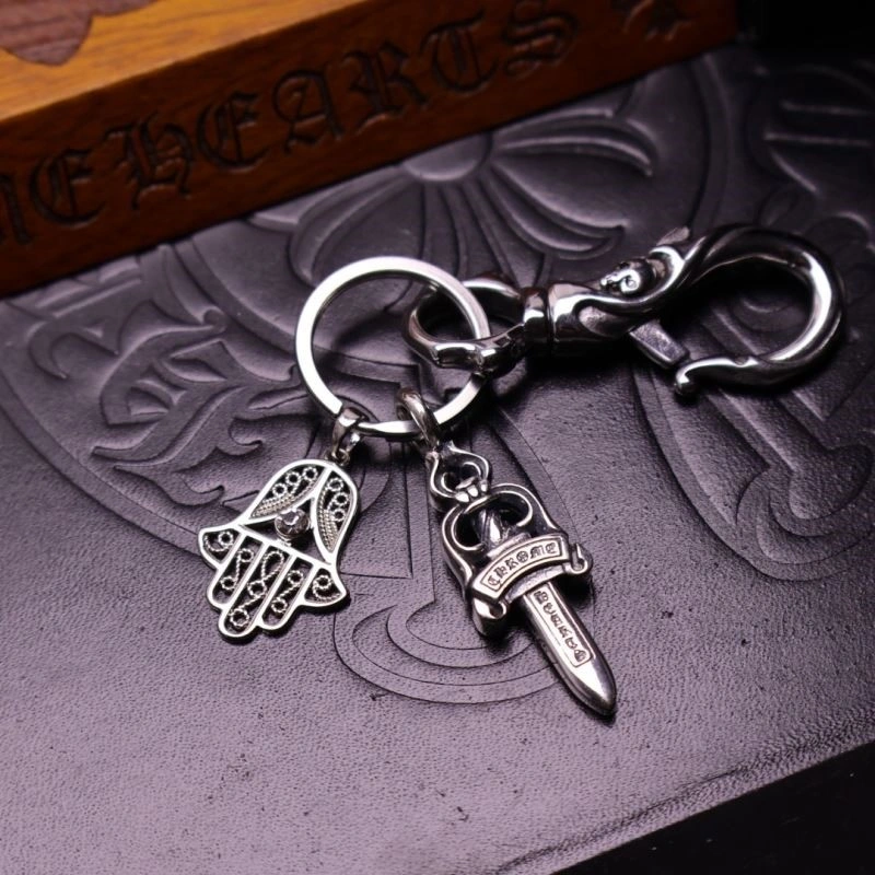 Mirror quality Chrome Hearts Keychains