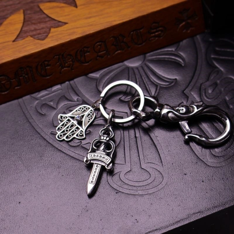 Mirror quality Chrome Hearts Keychains