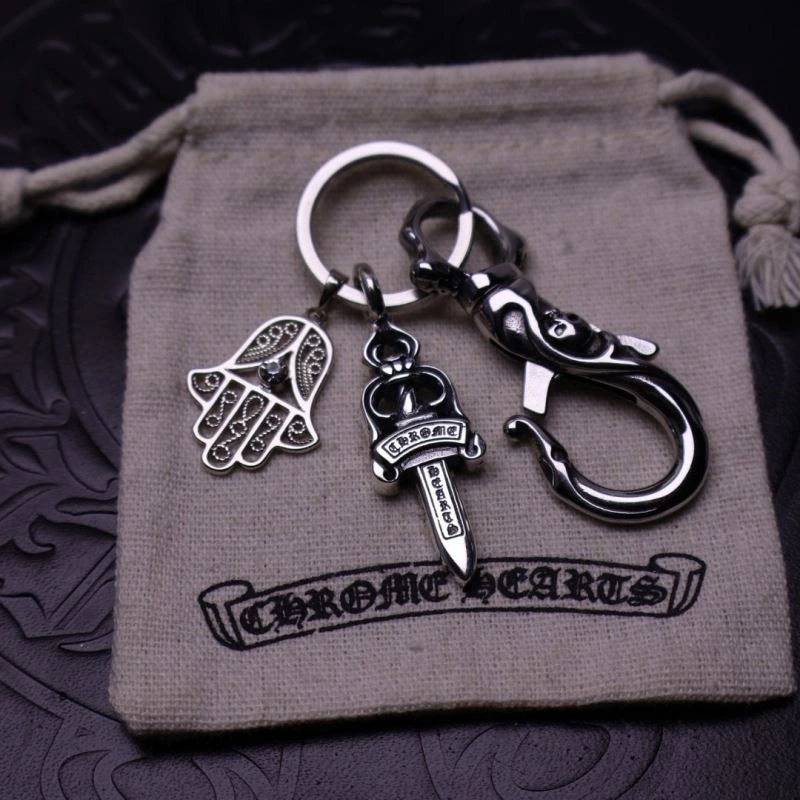 Mirror quality Chrome Hearts Keychains