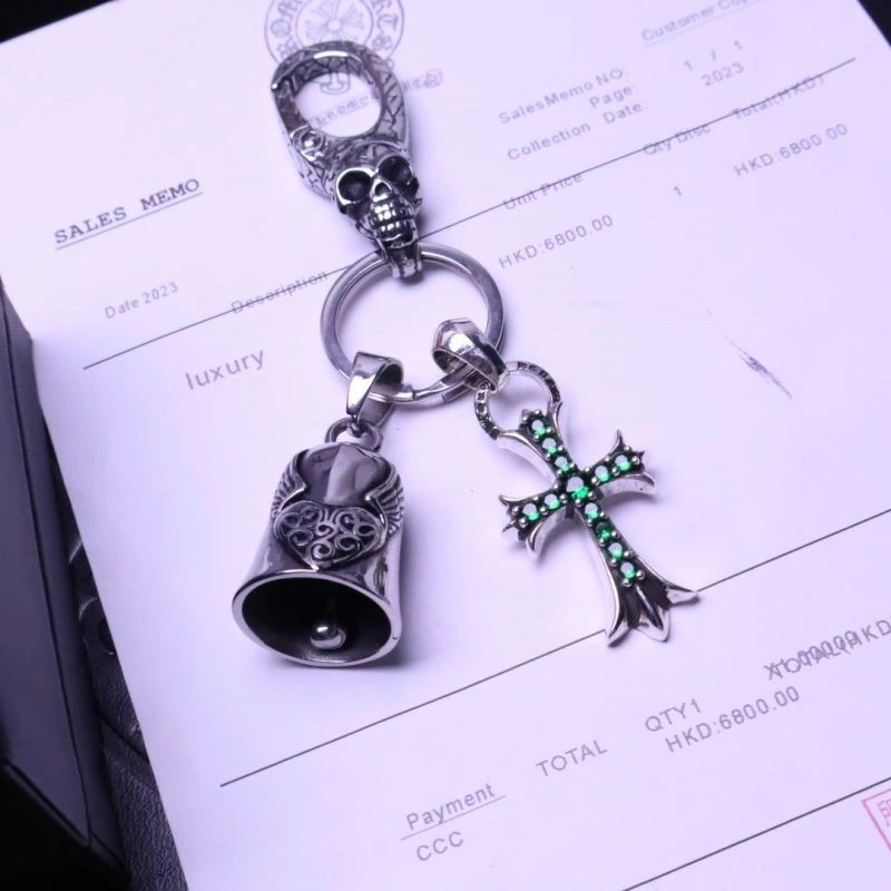 Brand-authenticated Chrome Hearts Keychains