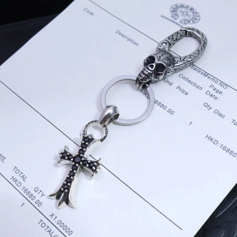 Brand-authenticated Chrome Hearts Keychains