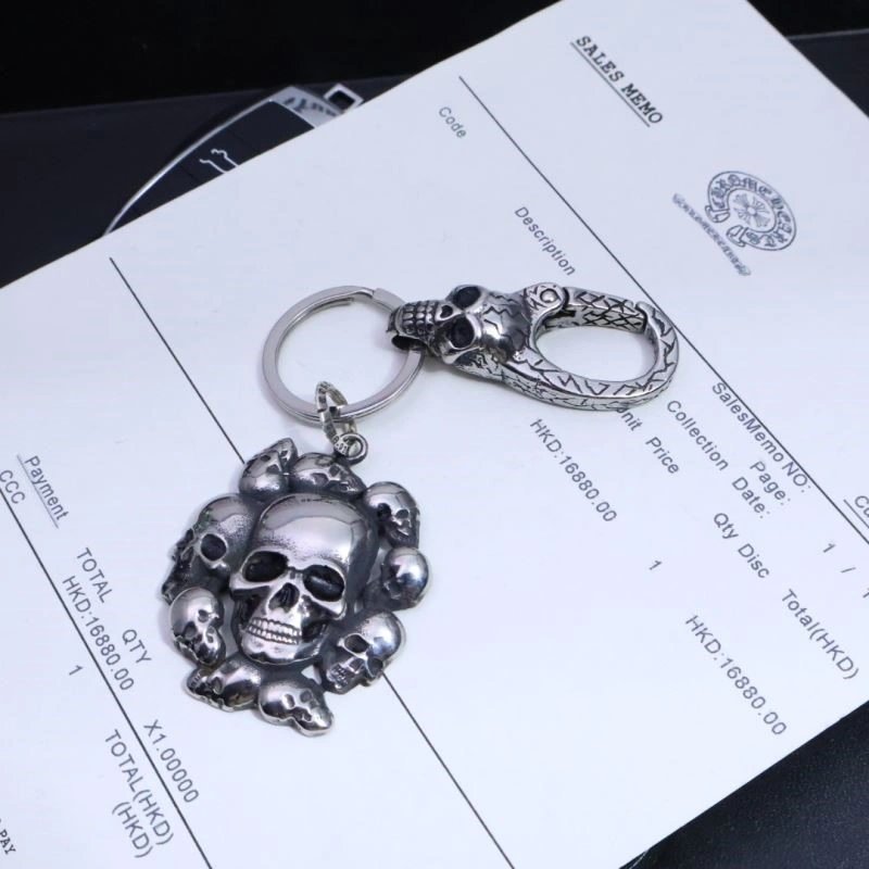 Brand-authenticated Chrome Hearts Keychains