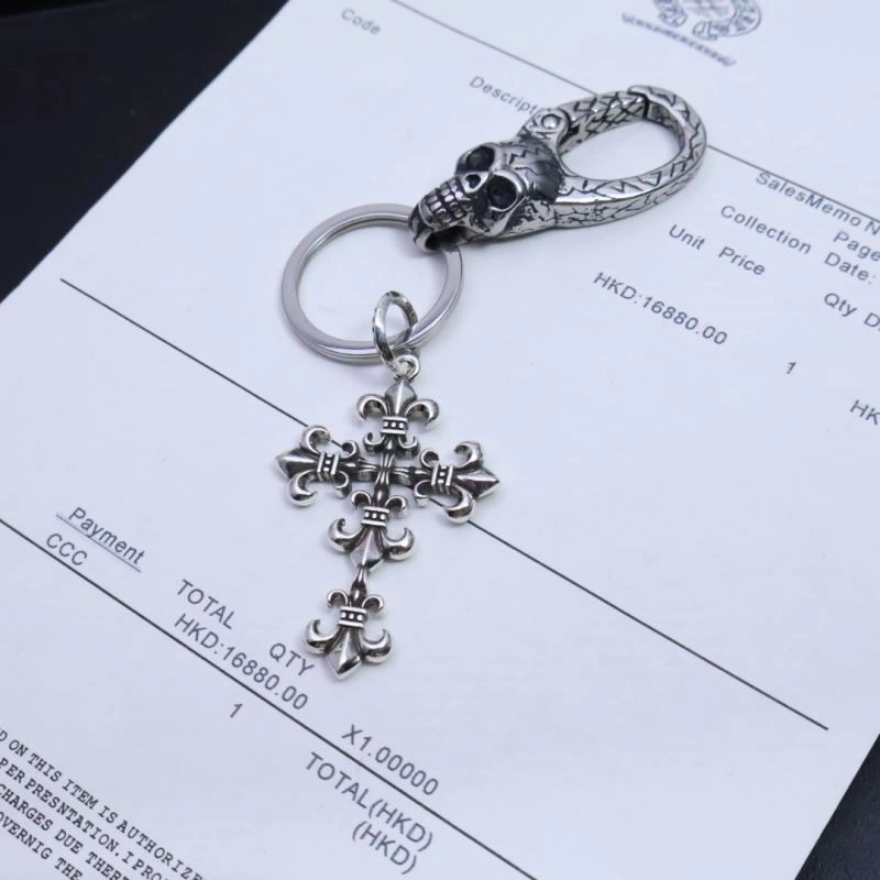 Brand-authenticated Chrome Hearts Keychains