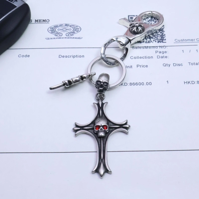 Brand-authenticated Chrome Hearts Keychains