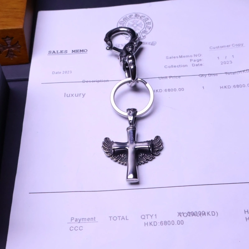 Brand-authenticated Chrome Hearts Keychains