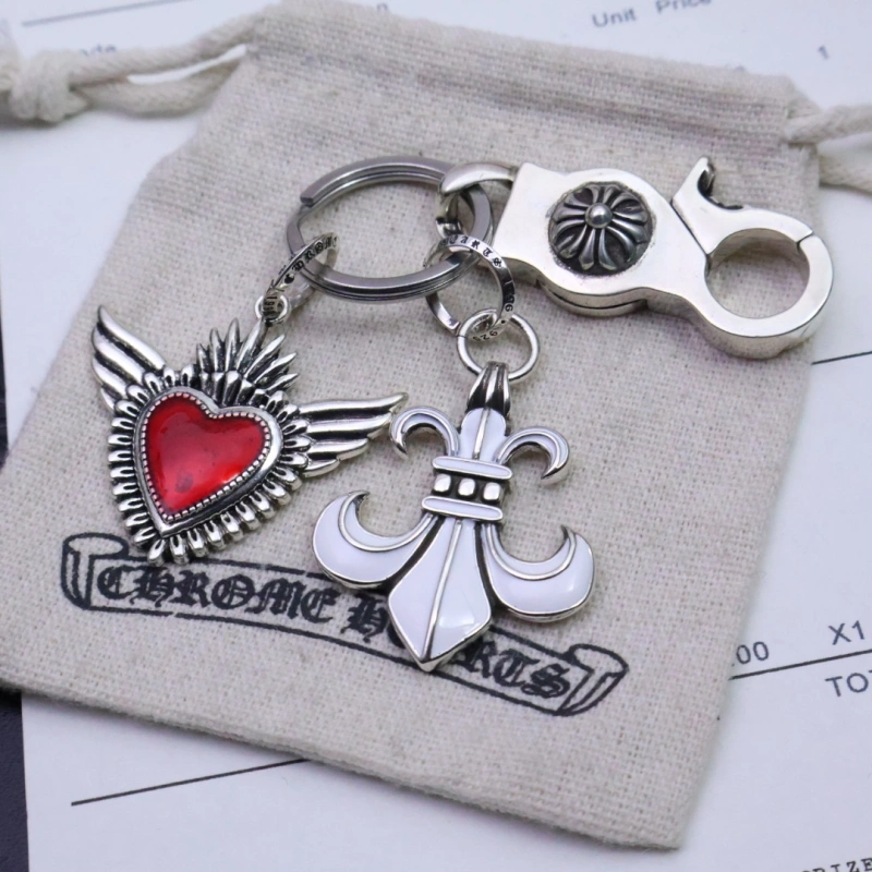 Brand-authenticated Chrome Hearts Keychains