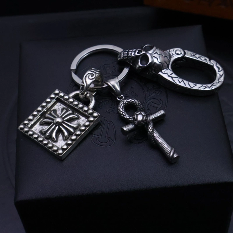 Brand-authenticated Chrome Hearts Keychains