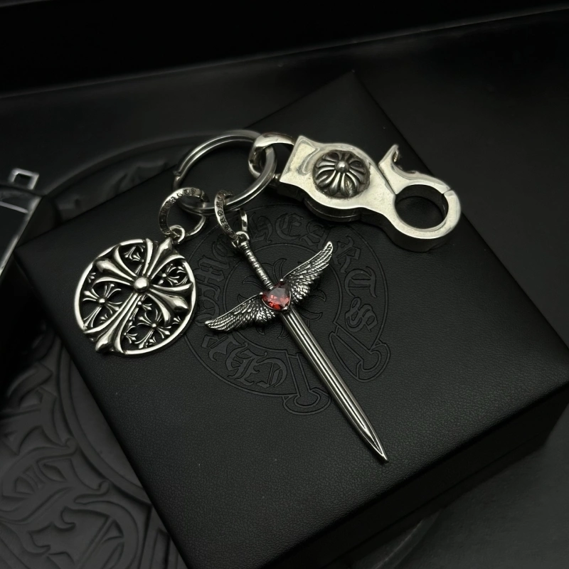 Brand-authenticated Chrome Hearts Keychains