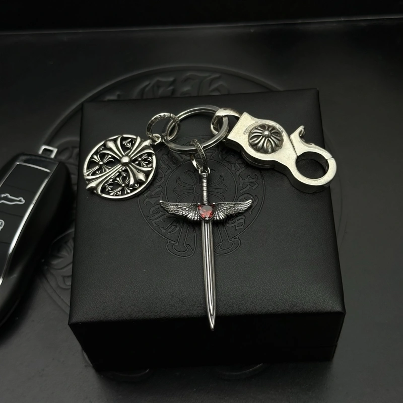Brand-authenticated Chrome Hearts Keychains