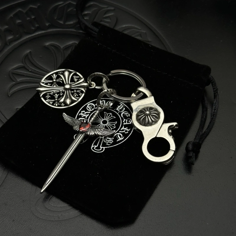Brand-authenticated Chrome Hearts Keychains
