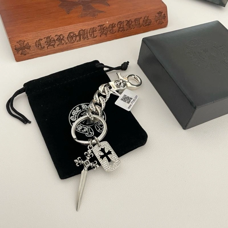 Brand-authenticated Chrome Hearts Keychains