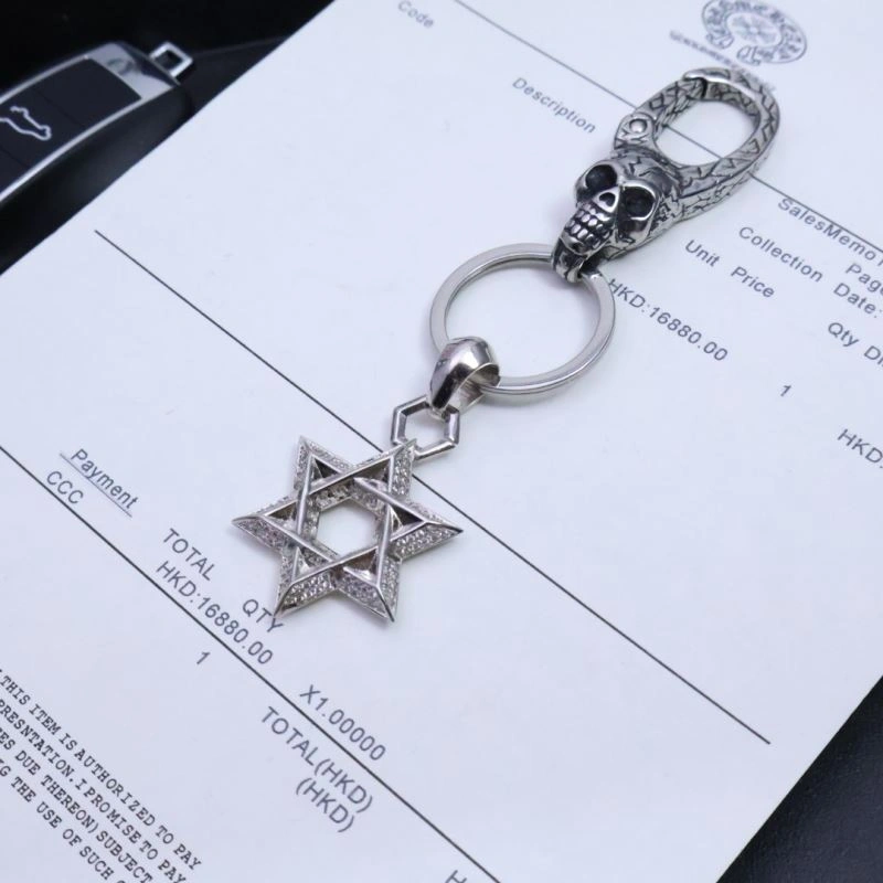 Indistinguishable Chrome Hearts Keychains