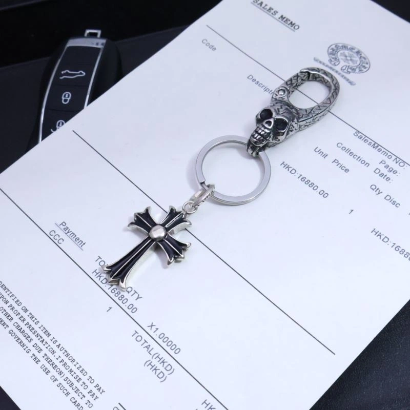 Brand-authenticated Chrome Hearts Keychains