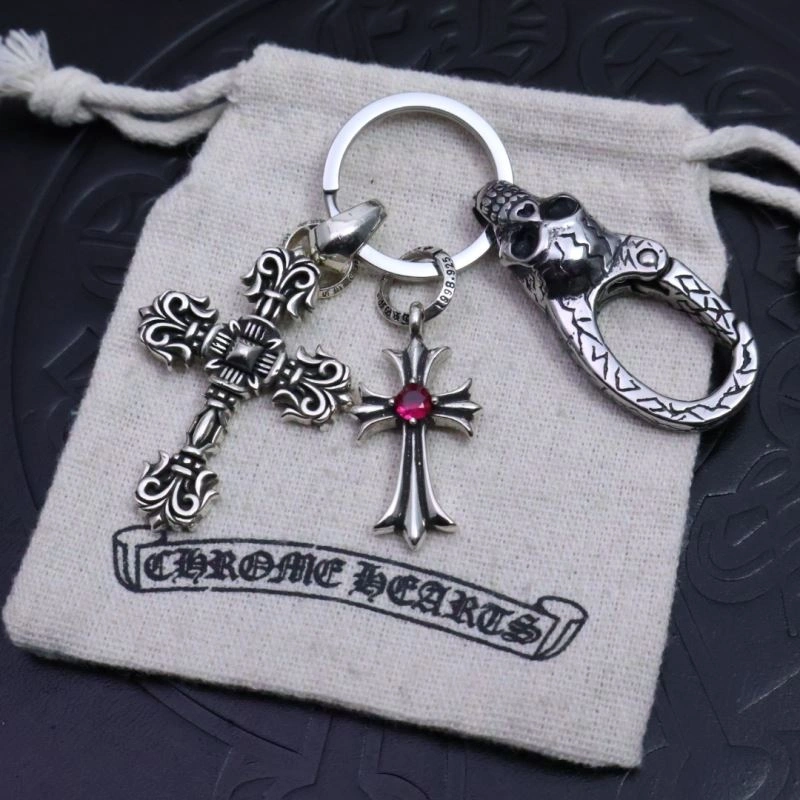 Brand-authenticated Chrome Hearts Keychains