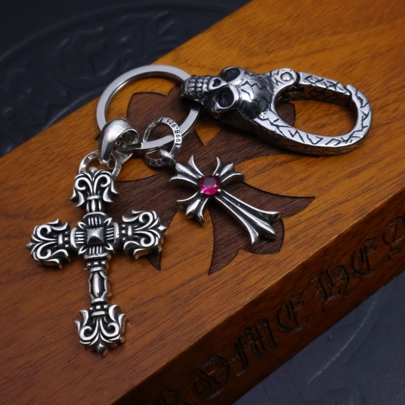 Brand-authenticated Chrome Hearts Keychains