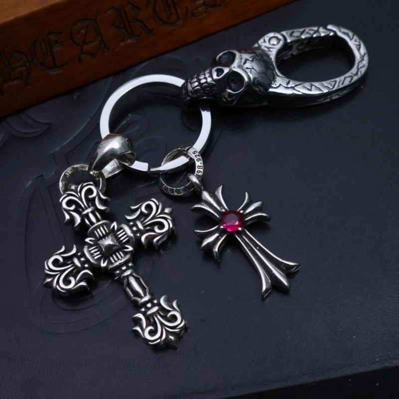 Brand-authenticated Chrome Hearts Keychains