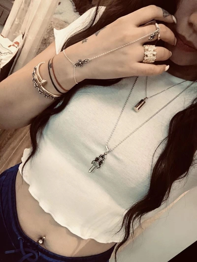 Top mirror Chrome Hearts Necklaces