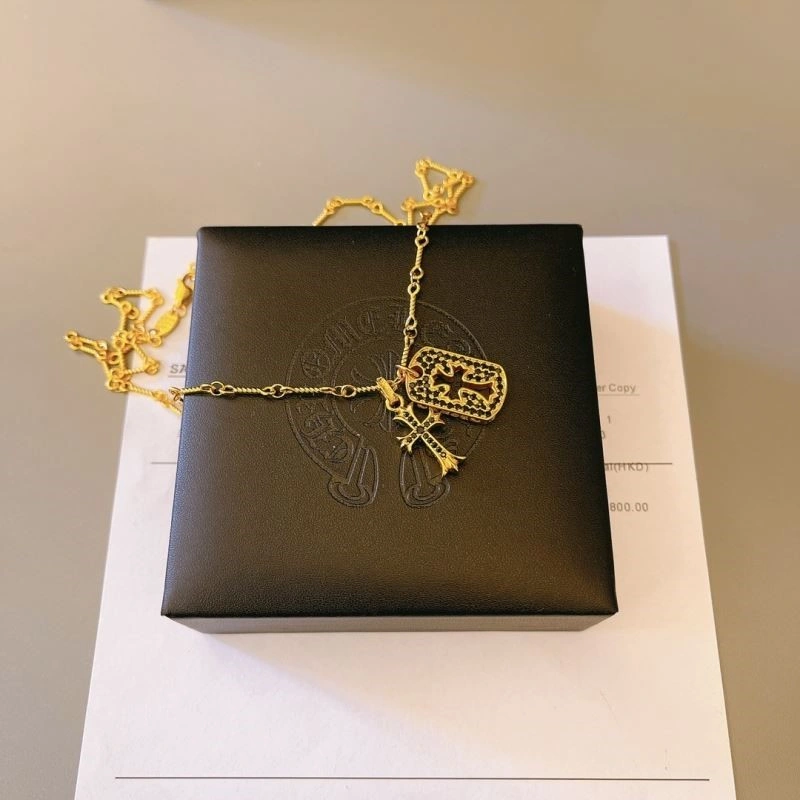 Indistinguishable Chrome Hearts Necklaces