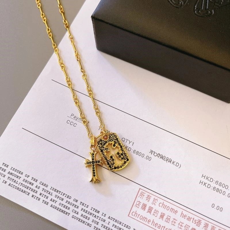 Indistinguishable Chrome Hearts Necklaces