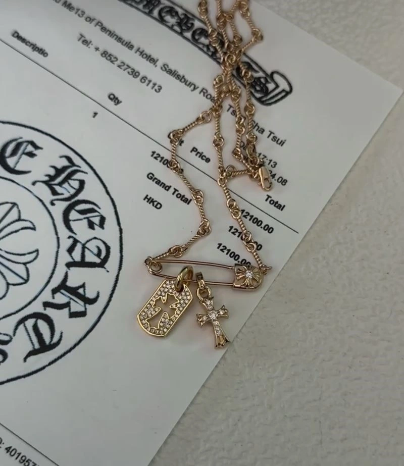 Real Chrome Hearts Necklaces