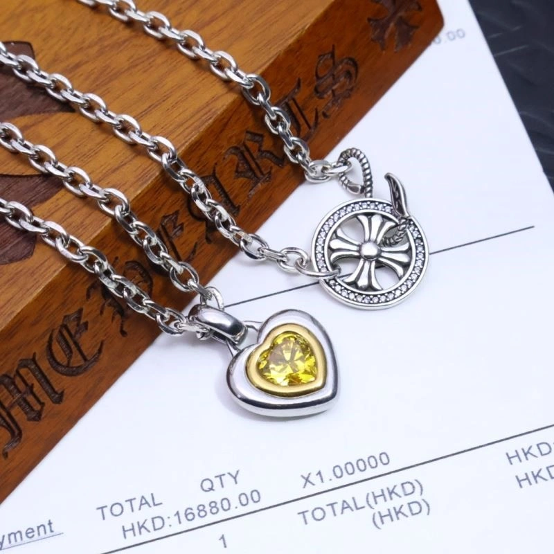 Indistinguishable Chrome Hearts Necklaces