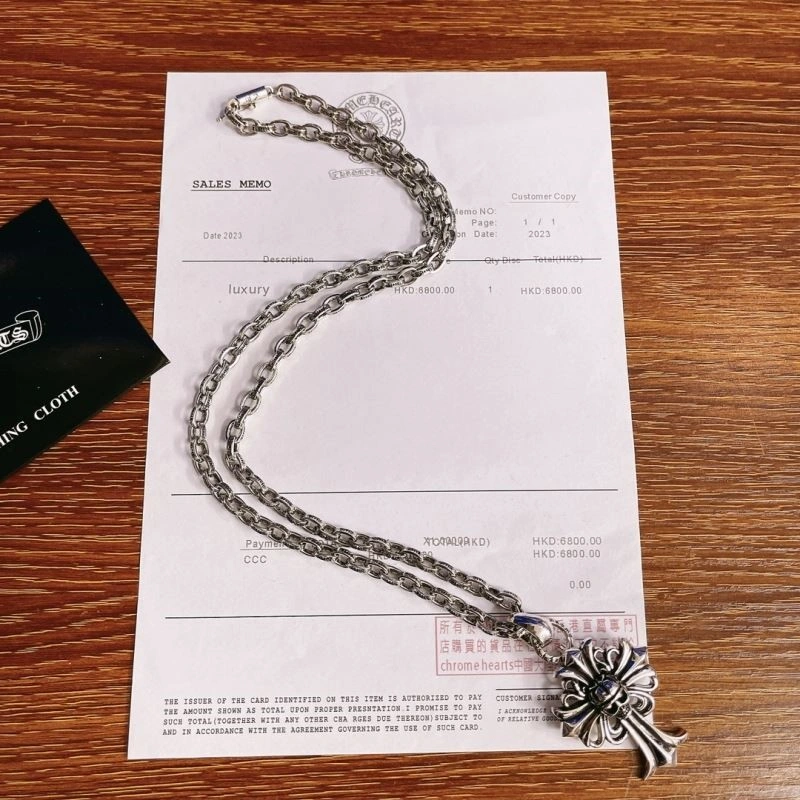 Indistinguishable Chrome Hearts Necklaces