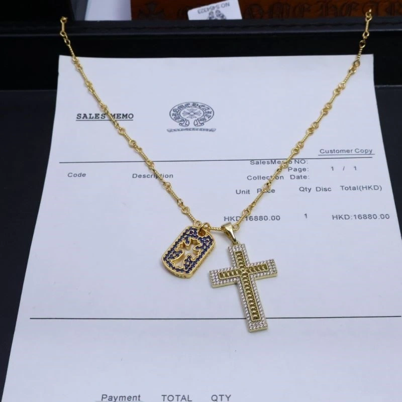 Indistinguishable Chrome Hearts Necklaces