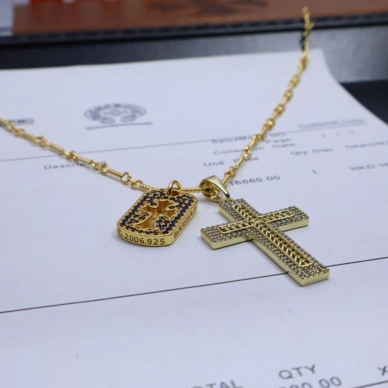Indistinguishable Chrome Hearts Necklaces