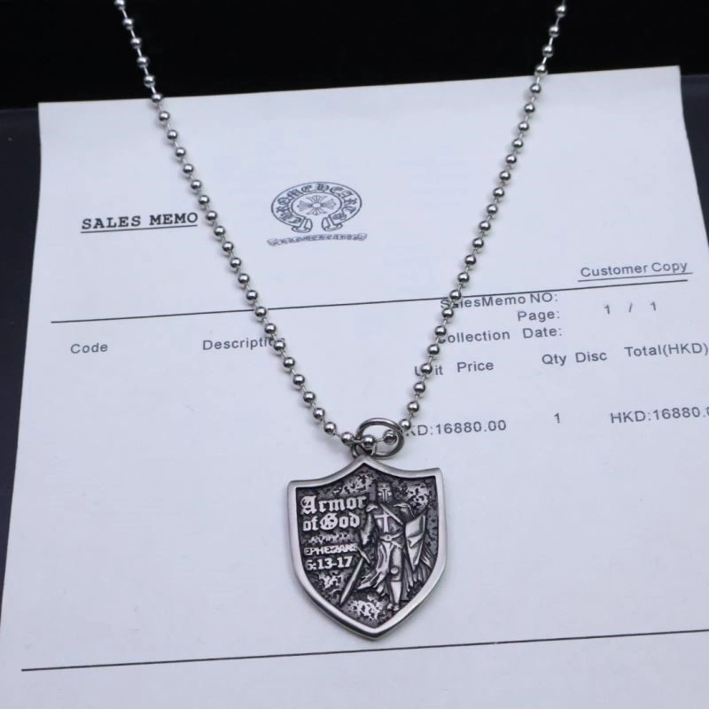 Indistinguishable Chrome Hearts Necklaces