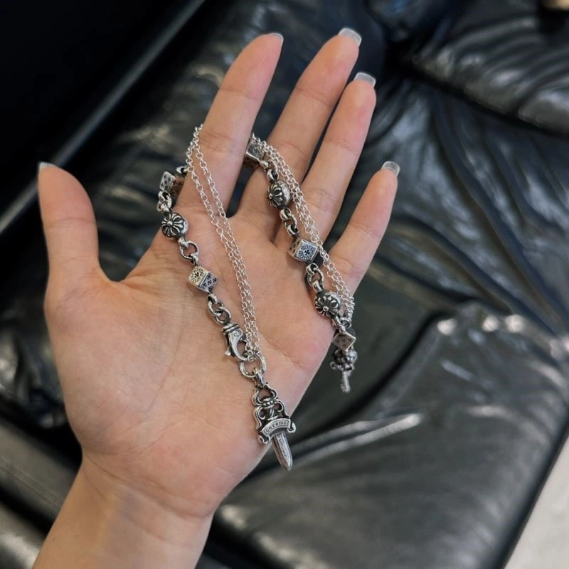 Indistinguishable Chrome Hearts Necklaces