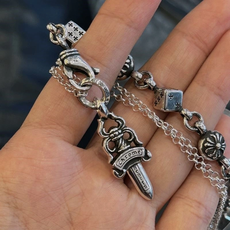 Indistinguishable Chrome Hearts Necklaces