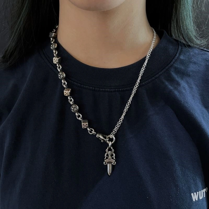 Indistinguishable Chrome Hearts Necklaces