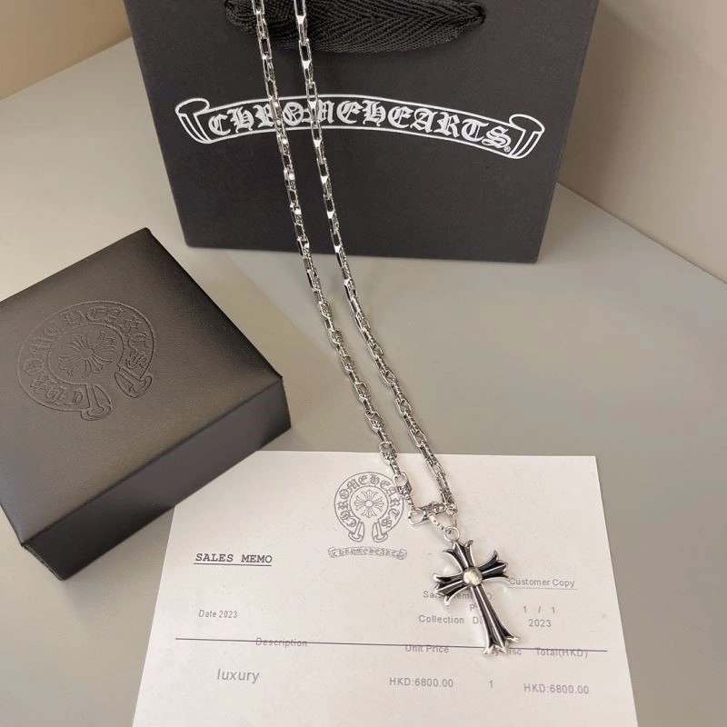 Indistinguishable Chrome Hearts Necklaces