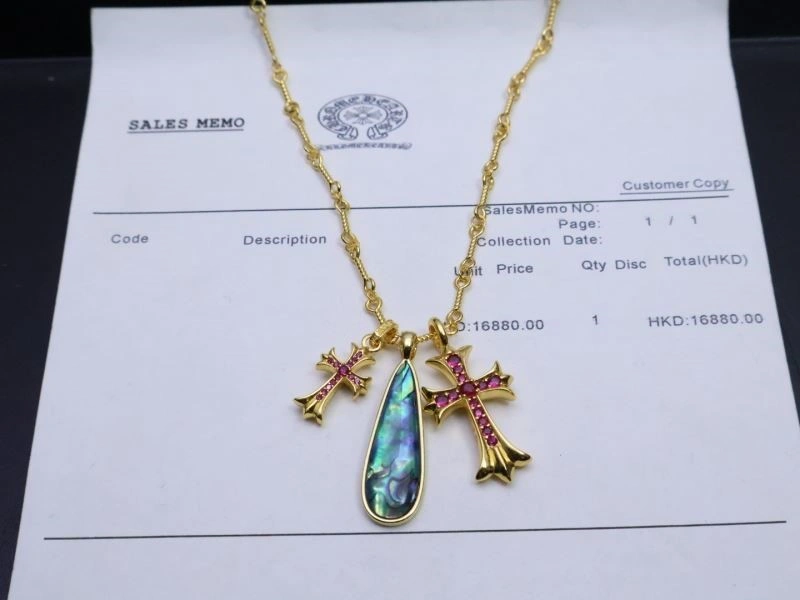 Indistinguishable Chrome Hearts Necklaces