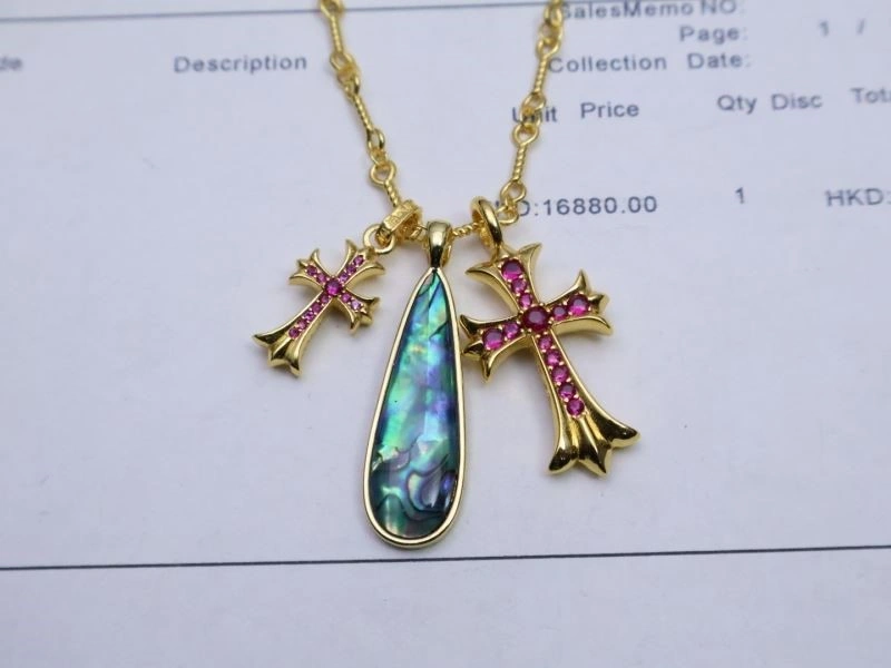 Indistinguishable Chrome Hearts Necklaces