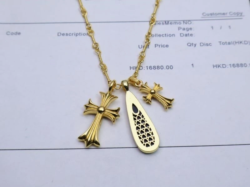 Indistinguishable Chrome Hearts Necklaces