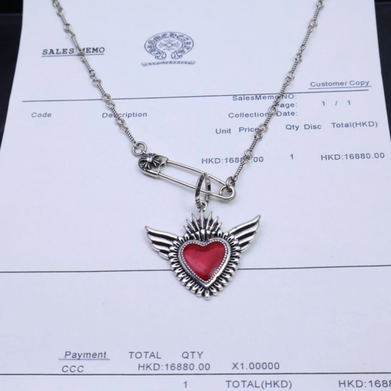 Indistinguishable Chrome Hearts Necklaces
