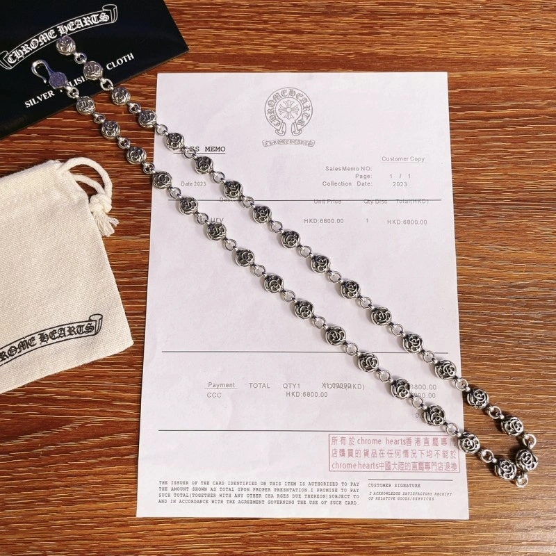 Indistinguishable Chrome Hearts Necklaces