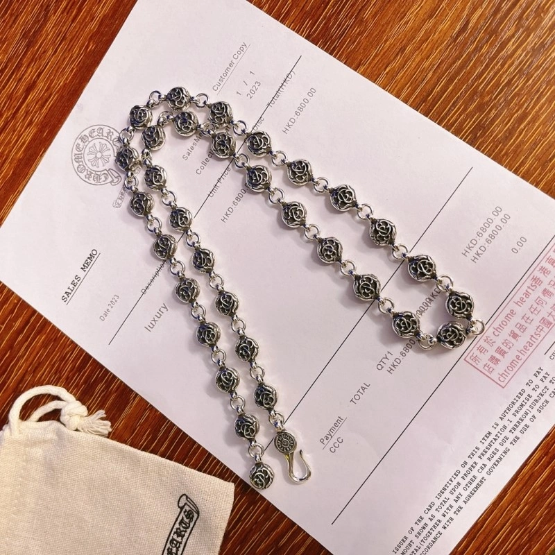 Indistinguishable Chrome Hearts Necklaces