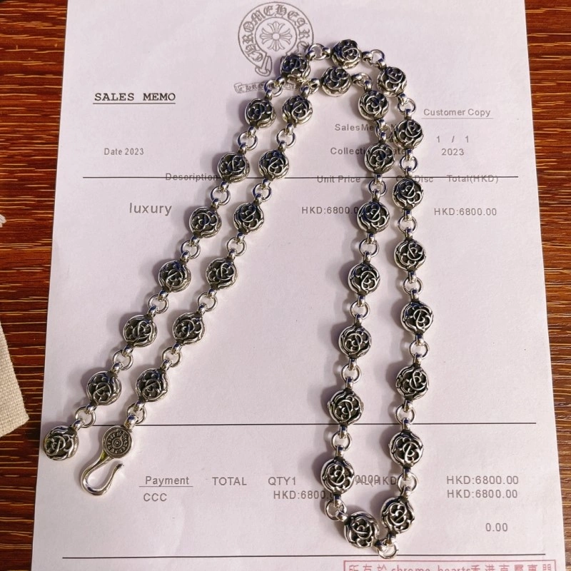Indistinguishable Chrome Hearts Necklaces