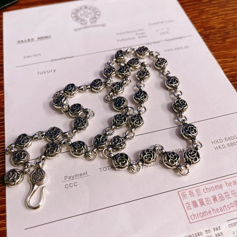 Indistinguishable Chrome Hearts Necklaces