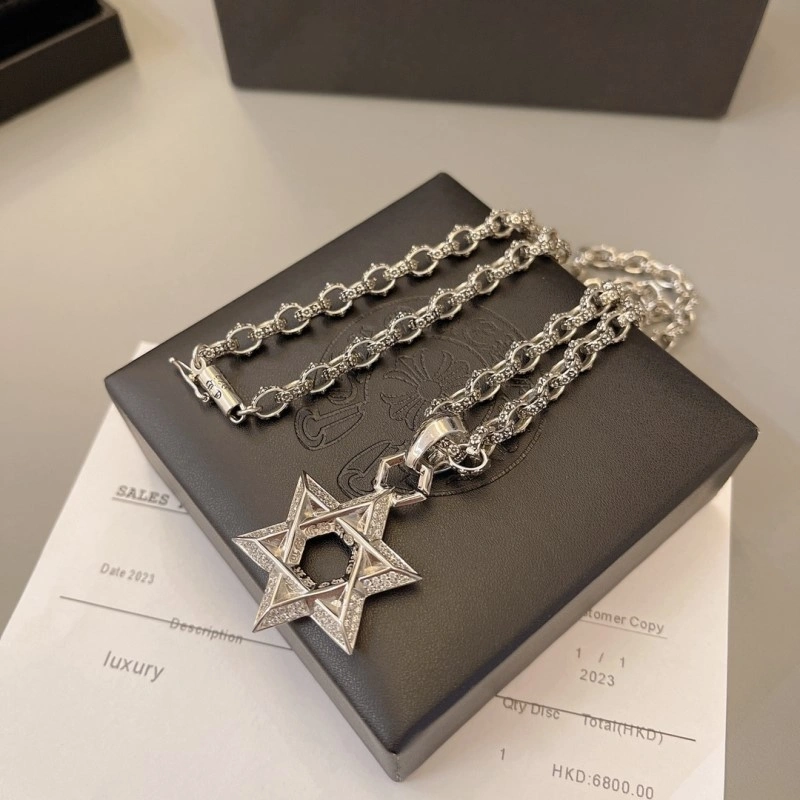 Indistinguishable Chrome Hearts Necklaces