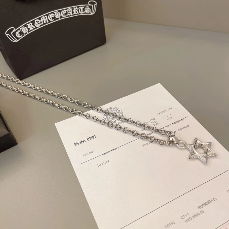 Indistinguishable Chrome Hearts Necklaces